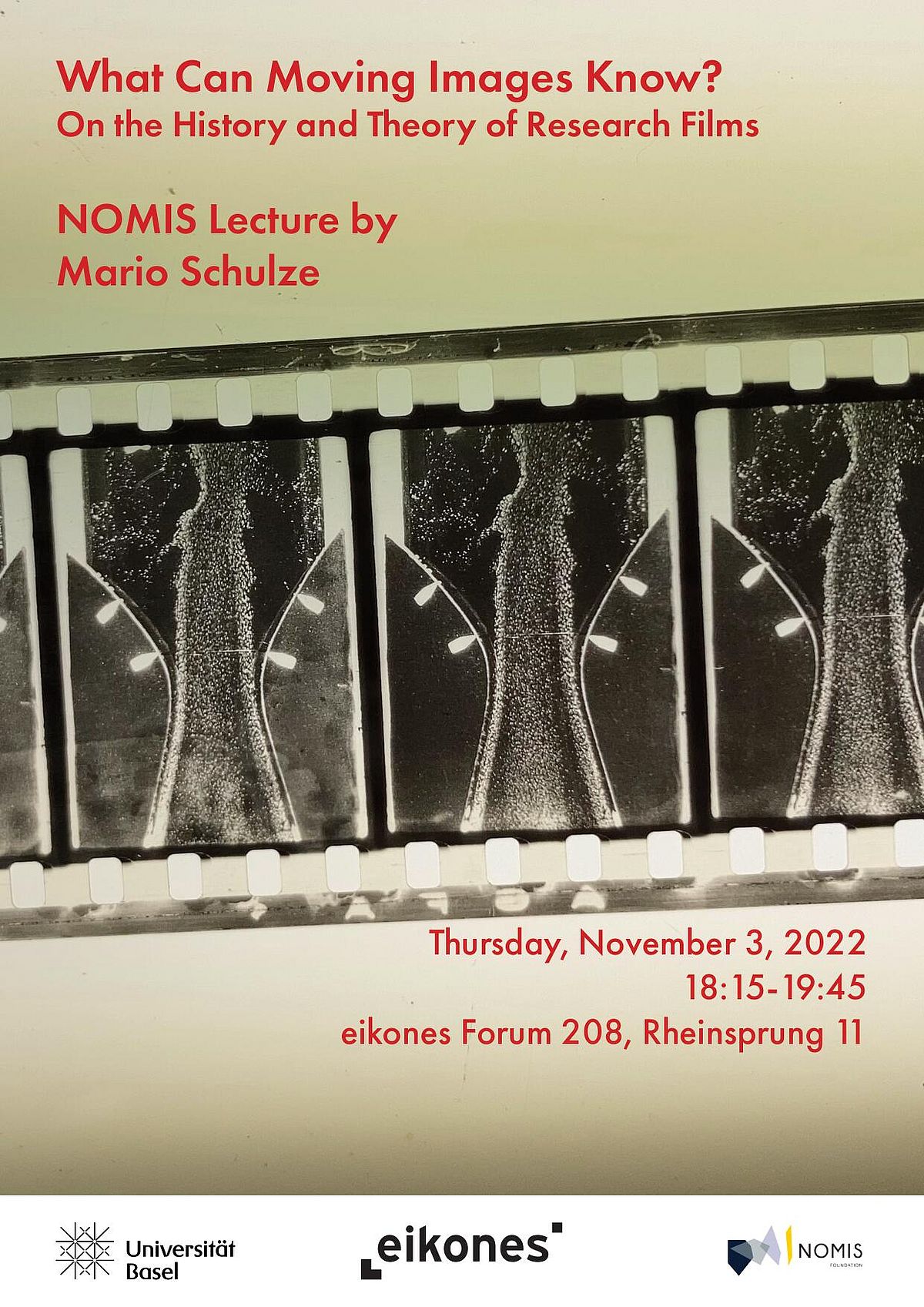 NOMIS-Lecture | eikones - Zentrum für die Theorie und Geschichte des ...